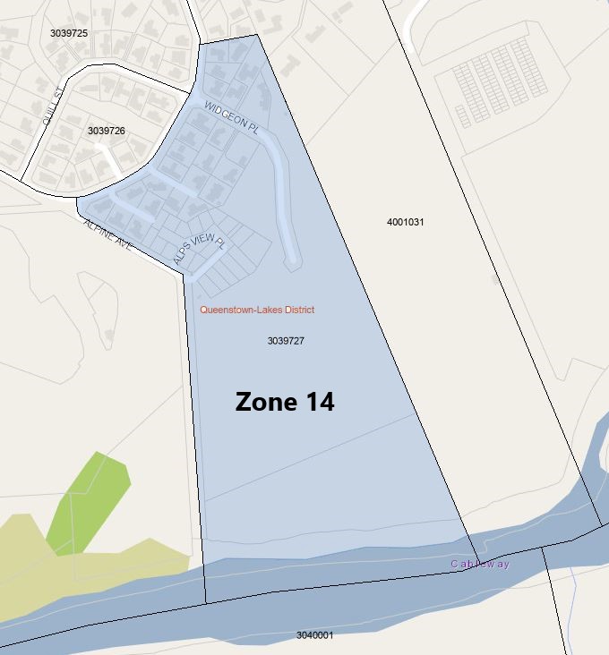 Alpine Ave, Alps View Place, Onslow Road, Rere Road, Widgeon Place ...